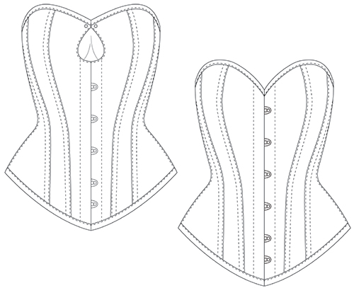 24 Corset Top Pattern Free JohnothonYou